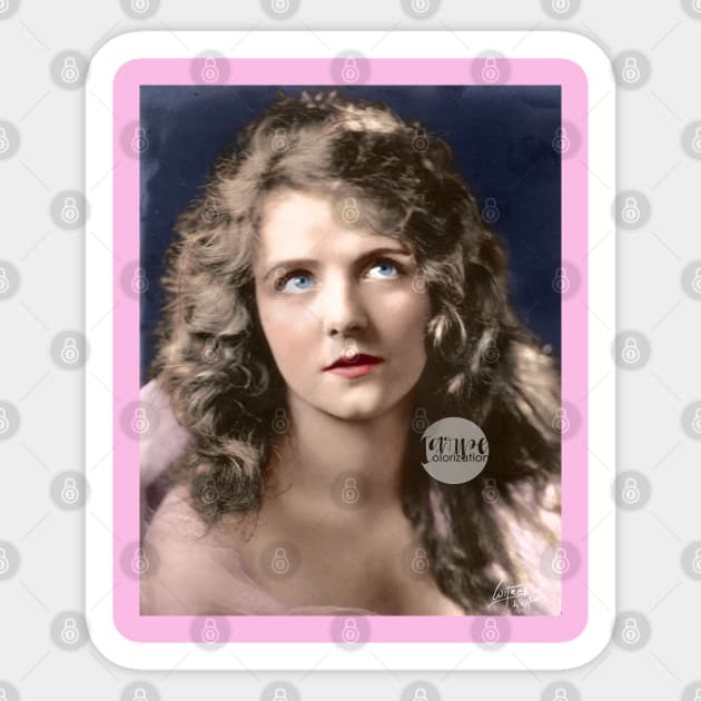 Olive Thomas - Colorized - Olive Thomas - Sticker | TeePublic