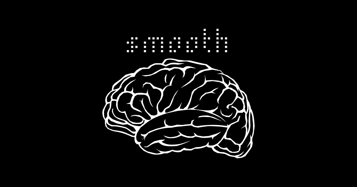 brain.smooth - Brain - Sticker | TeePublic