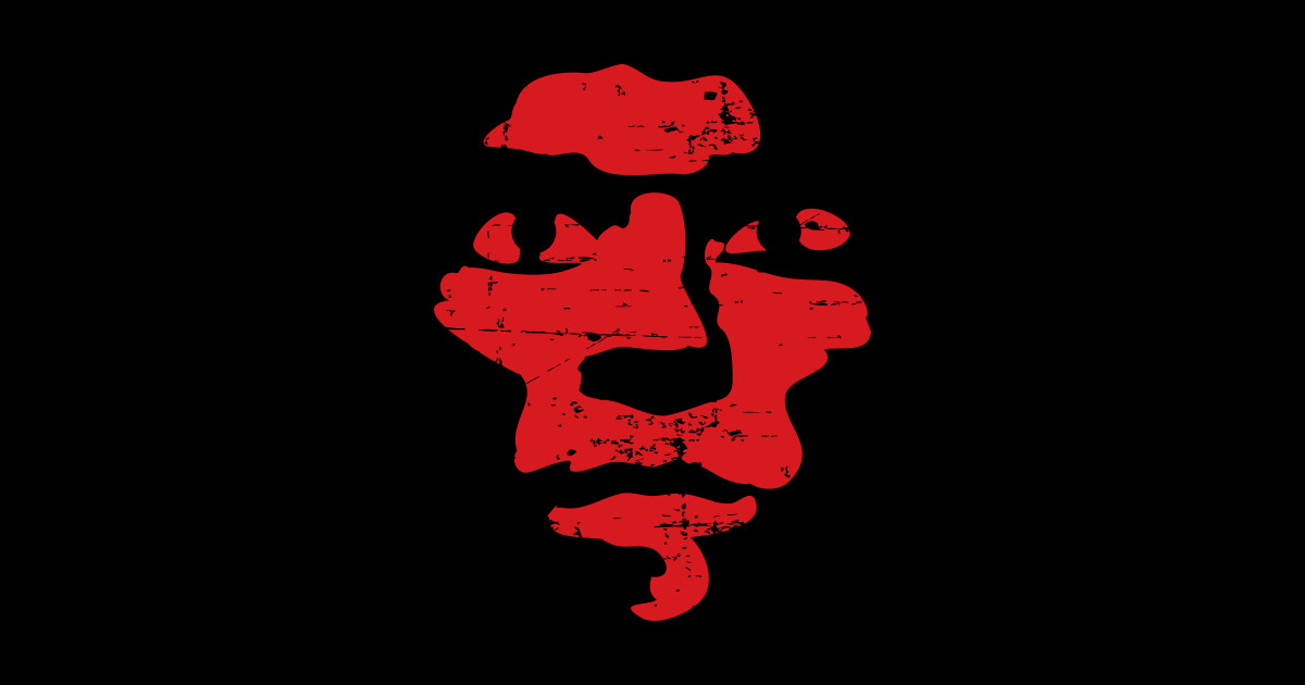 Ancient Red Tribal Mask - Tribal - Sticker | TeePublic