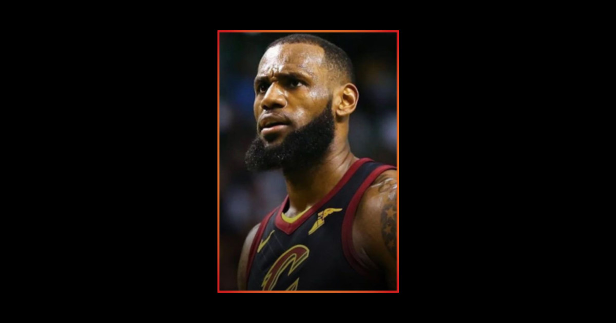 The King James - Lebron James - Sticker | TeePublic