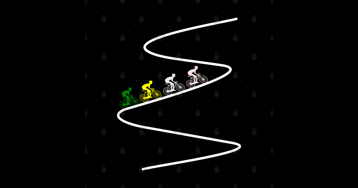 Etapa de colores de TDF - Tour De France - Sticker | TeePublic