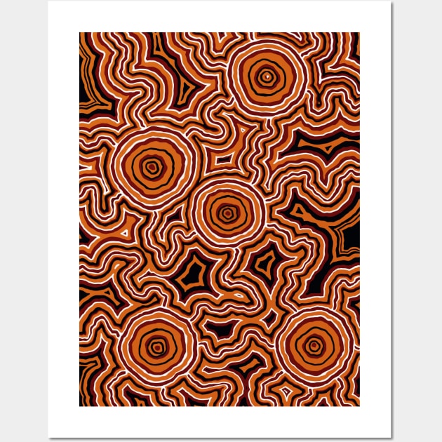 Aboriginal Art - Pathways - Pathway - Posters and Art Prints | TeePublic