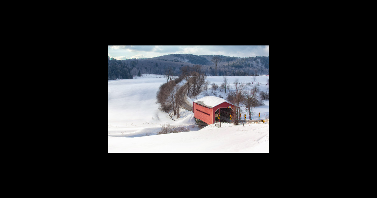 Covered Bridge - Bridge - Sticker | TeePublic