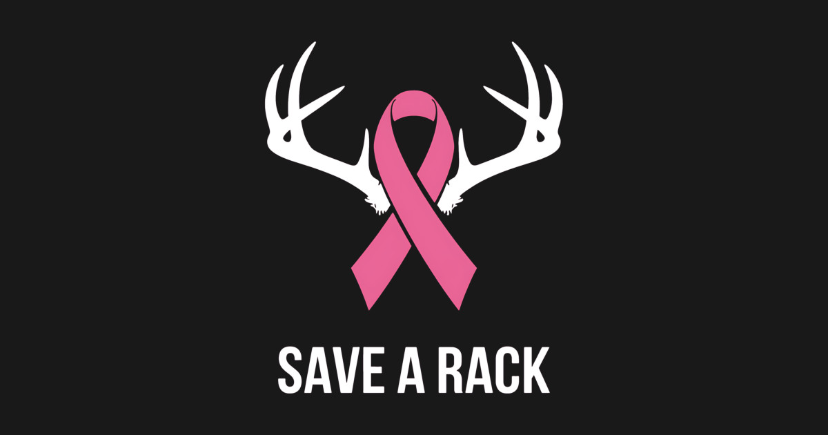 Breast Cancer Awareness Save A Rack Deer Pink Ribbon - Breast Cancer ...