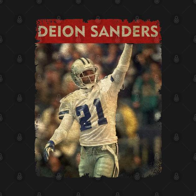 Deion Sanders - RETRO STYLE - Deion Sanders - T-Shirt sold by Practical ...