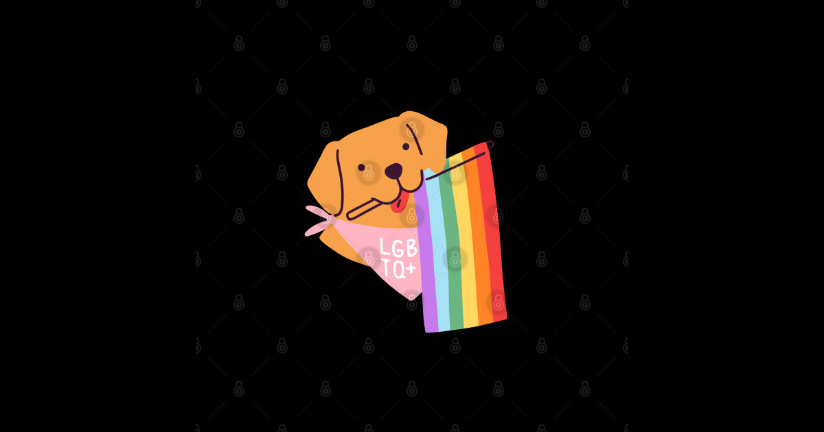 Pride Dog - Pride - Sticker | TeePublic