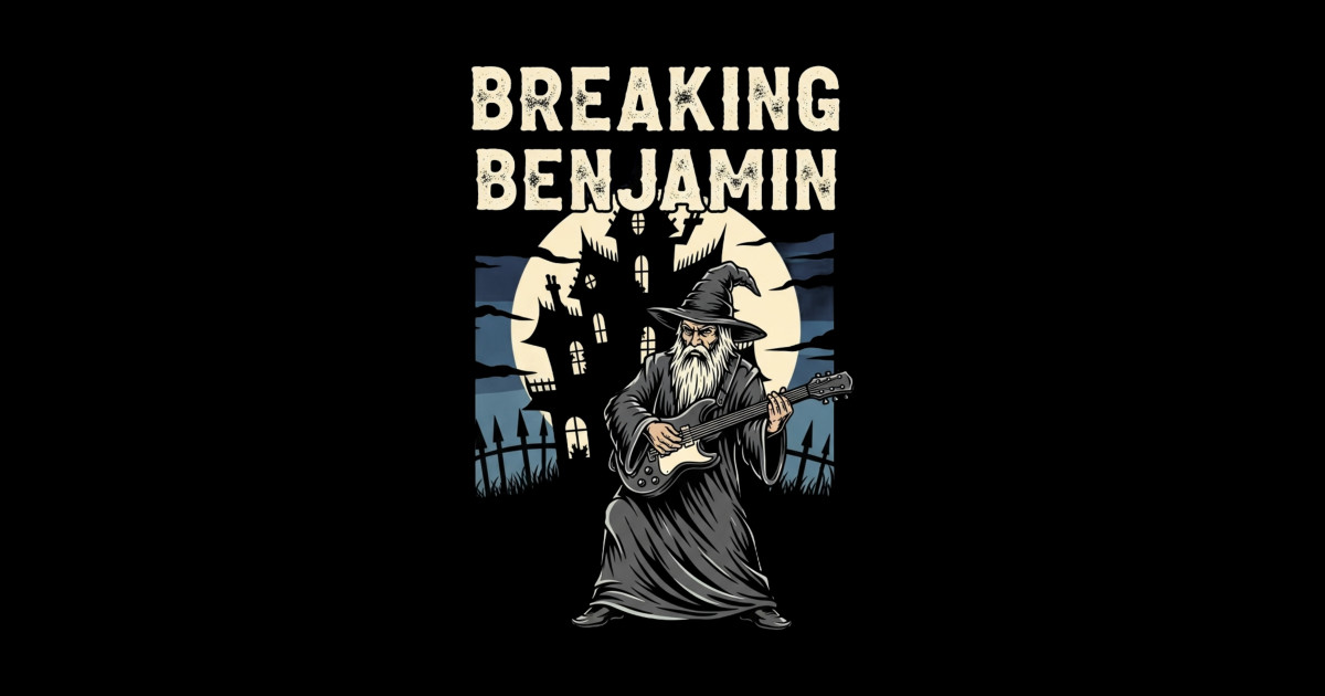Wizard Guitarist - Breaking Benjamin - Sticker | TeePublic