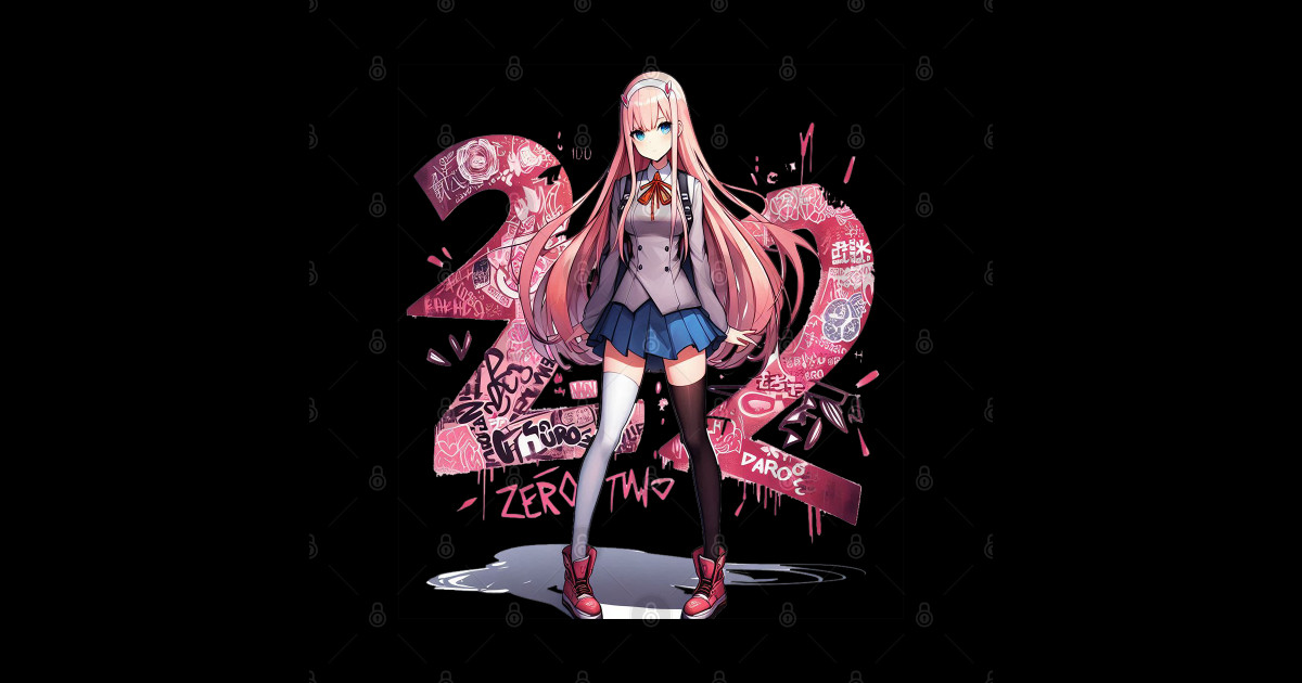 Zero Two - Zero Two - Sticker | TeePublic
