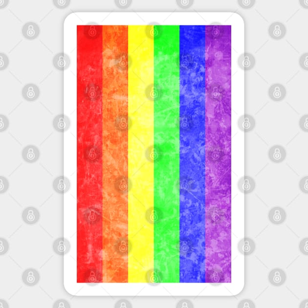 Distressed Gay Pride Rainbow Flag - Distressed Gay Pride Rainbow Flag ...
