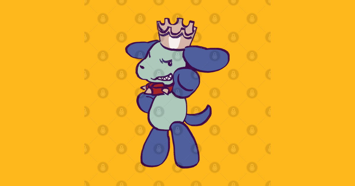 kobato blue dog ioryogi san posing with crown - Kobato - T-Shirt ...