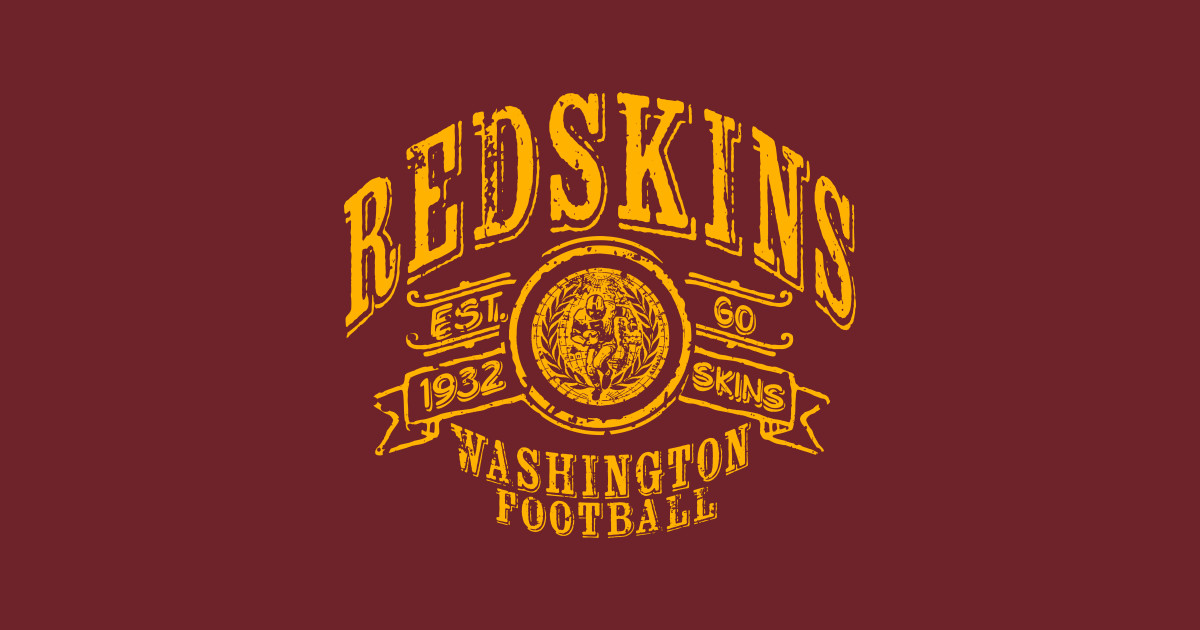 Redskins Vintage Football - Commanders - T-Shirt | TeePublic