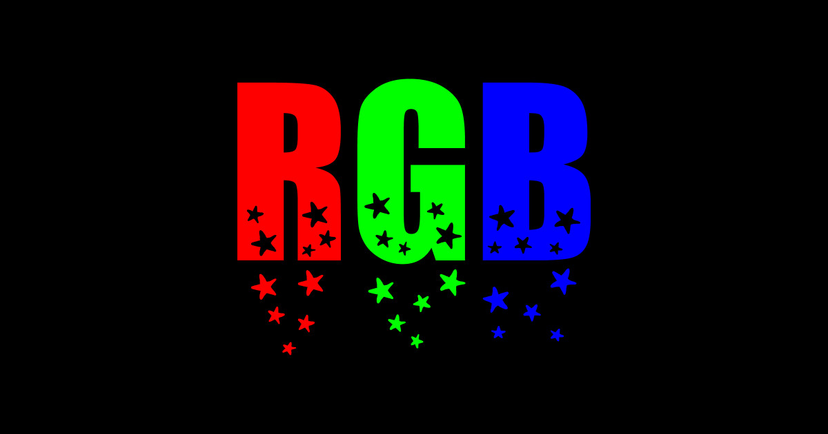 RGB colors - Rgb - Sticker | TeePublic