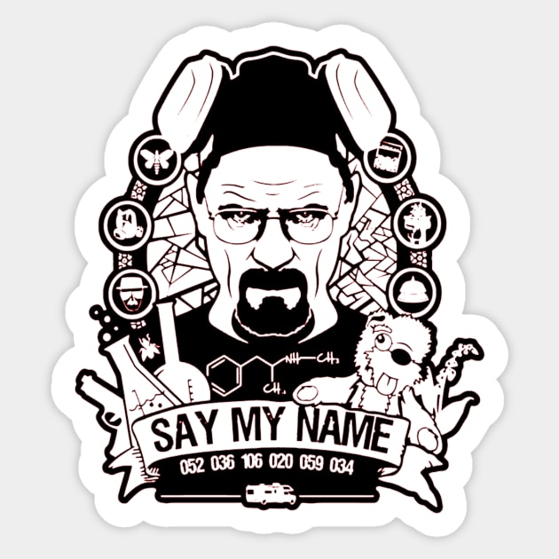 Walter White Breaking Bad - Breaking Bad - Sticker | TeePublic