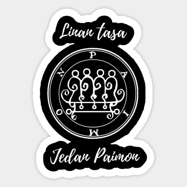King Paimon invocation - Paimon King Occult - Sticker | TeePublic