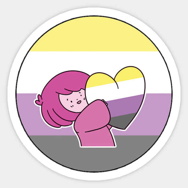 Non Binary - Non Binary - Sticker | TeePublic