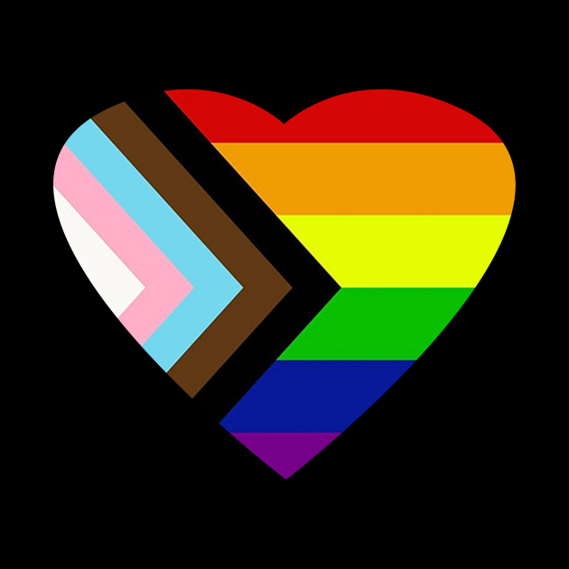 Pride Progress Rainbow Flag LGBT + Trans und Queer - Lgbt - Mug | TeePublic