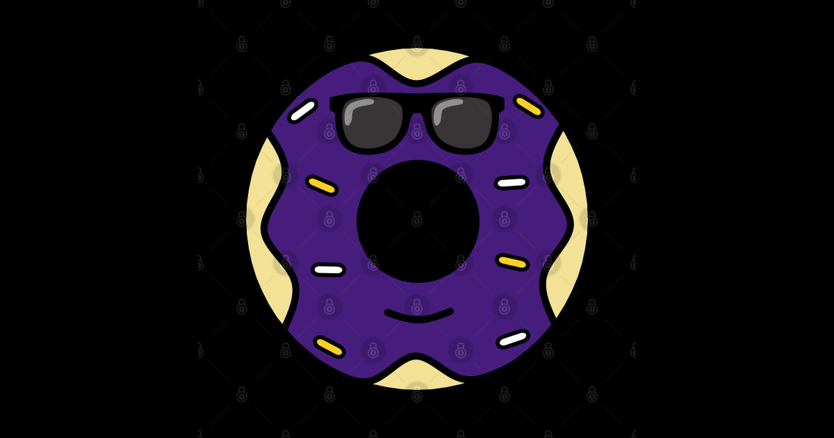 The Geaux Tigers Donut - Geaux Tigers Donut - Magnet | TeePublic