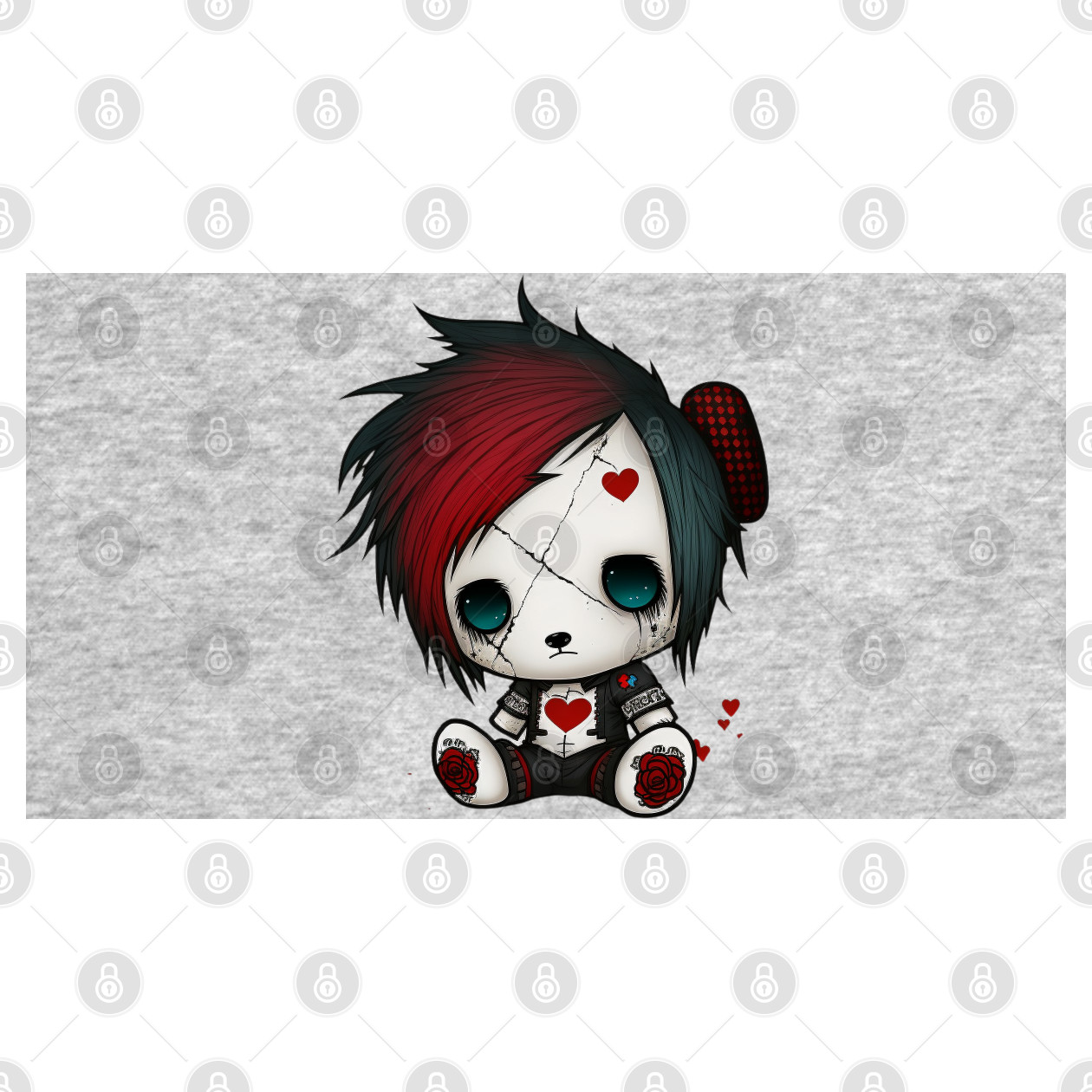 punk rock teddy emo - Punk Rock - T-Shirt | TeePublic