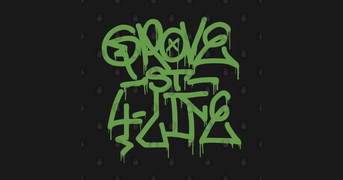 Grove Street Graffiti Drip - Gta - T-Shirt | TeePublic