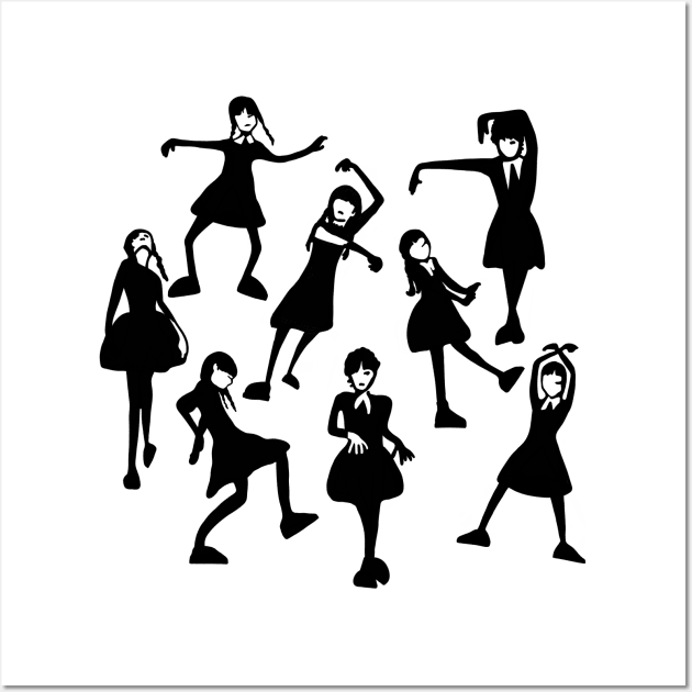 Wednesday's Dance Moves - Wednesday Addams - Posters and Art Prints ...