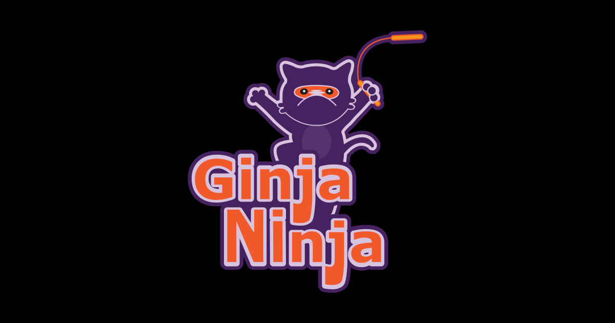Ginja Ninja - Ninja Cat - Sticker | TeePublic