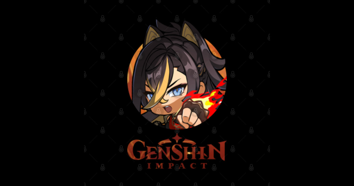 Dehya Chibi Genshin Impact - Genshin Impact - Sticker | TeePublic