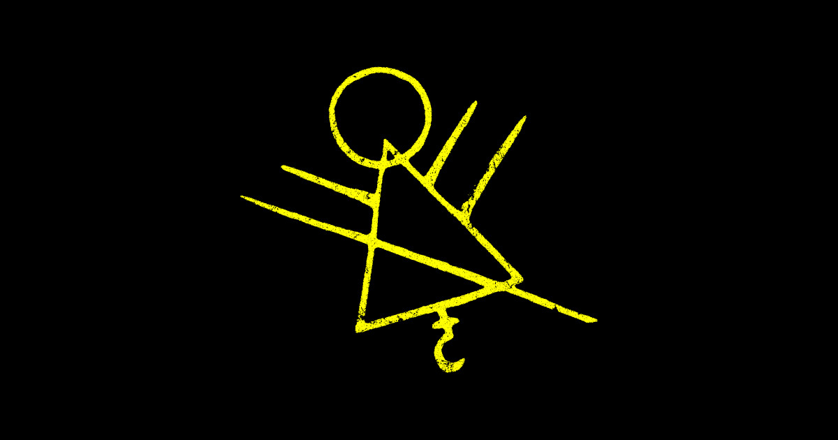 The wilderness symbol - Yellowjackets - Sticker | TeePublic