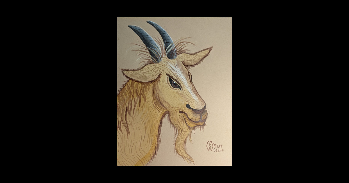 The Tough Billy Goat - Goat - Sticker | TeePublic