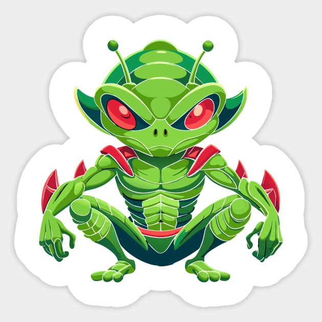 cute aliens - Cute Aliens - Sticker | TeePublic