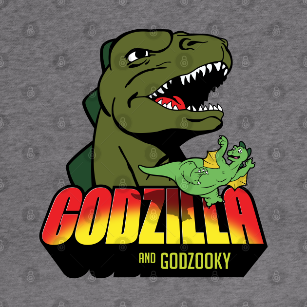 Godzilla Godzooky Cartoon - Godzilla - Hoodie sold by Linda | SKU ...