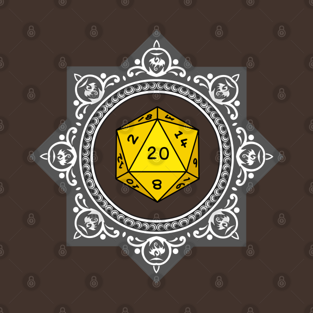 The D20 - Our Saviour or Doom? - Dungeons And Dragons - Pin | TeePublic