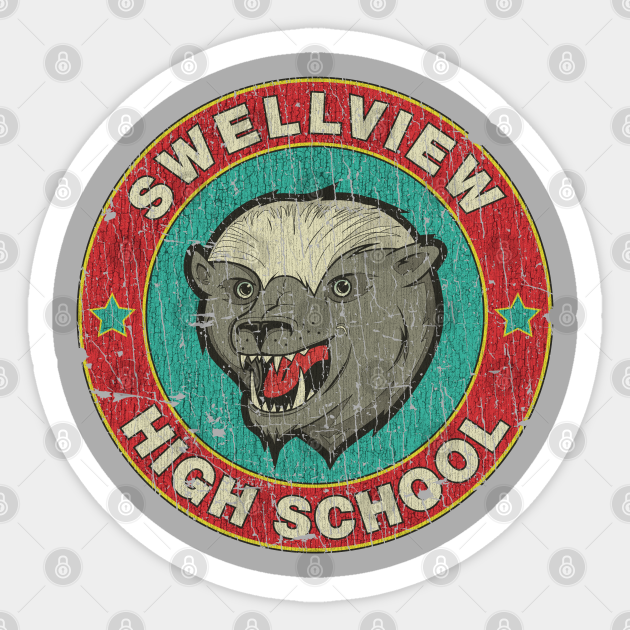 Swellview High School 2014 - Dangerverse - Sticker | TeePublic