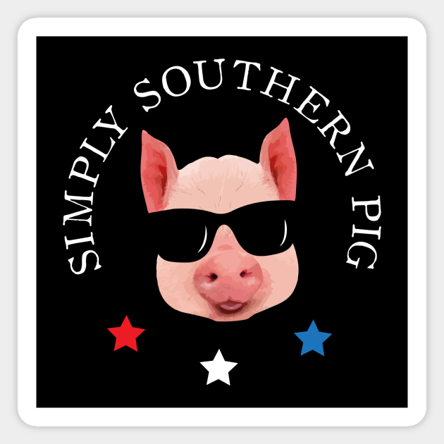Simply Southern Pig - Simply Southern - Sticker | TeePublic