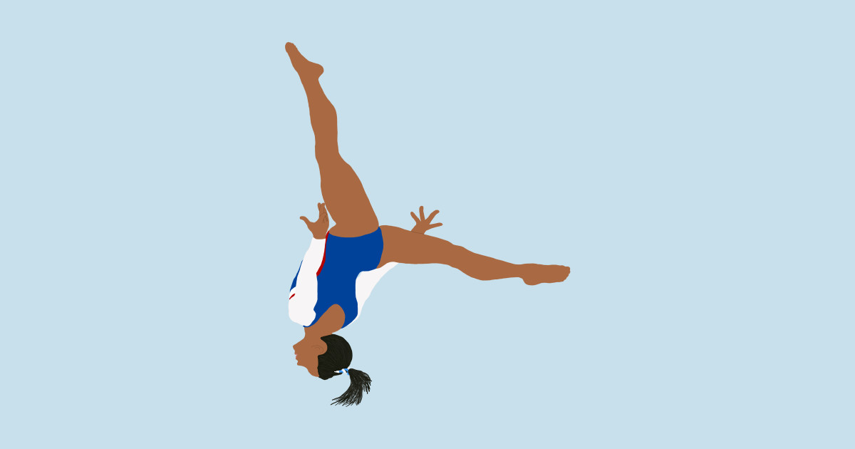 Gymnast - Layout Stepout - Gymnastics - T-Shirt | TeePublic