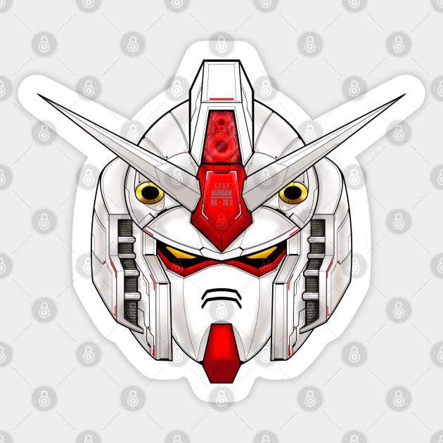 Gundam RX 78 2 - Gundam - Sticker | TeePublic