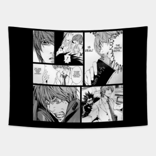 Death Note Manga Tapestries for Sale | TeePublic