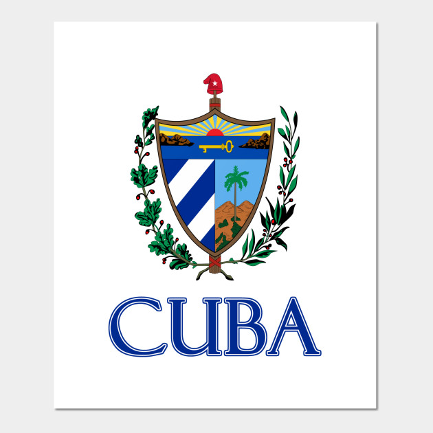 Cuba - Cuban Coat of Arms Design - Cuban Pride - Posters and Art Prints ...
