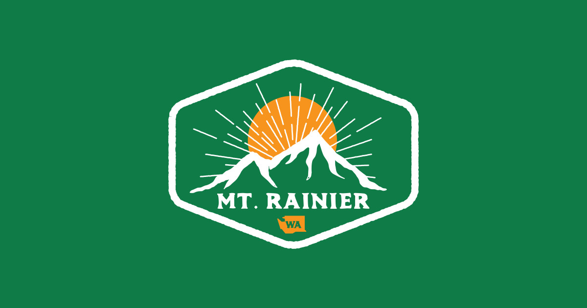 Mt Rainier National Park - Mt Rainier - Sticker | TeePublic