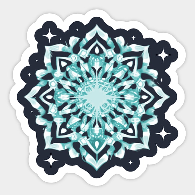 Blue Solstice Star - Blue Solstice Star - Sticker | TeePublic