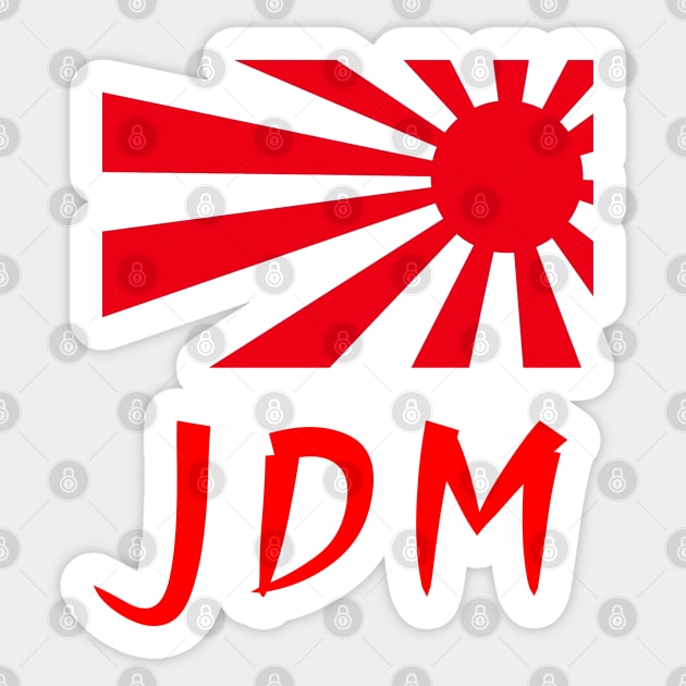 JDM Flag - Bumper - Sticker | TeePublic