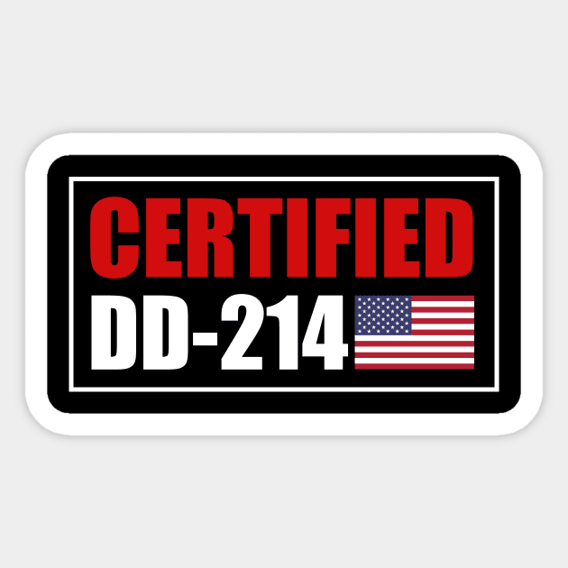 DD 214 Certified - Dd 214 Alumni - Sticker | TeePublic