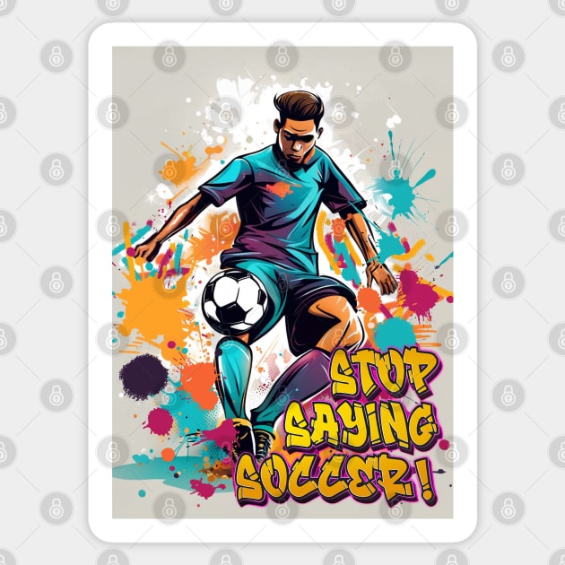 Rebel Kick: Graffiti-Style Football Player - Football Urban Art ...