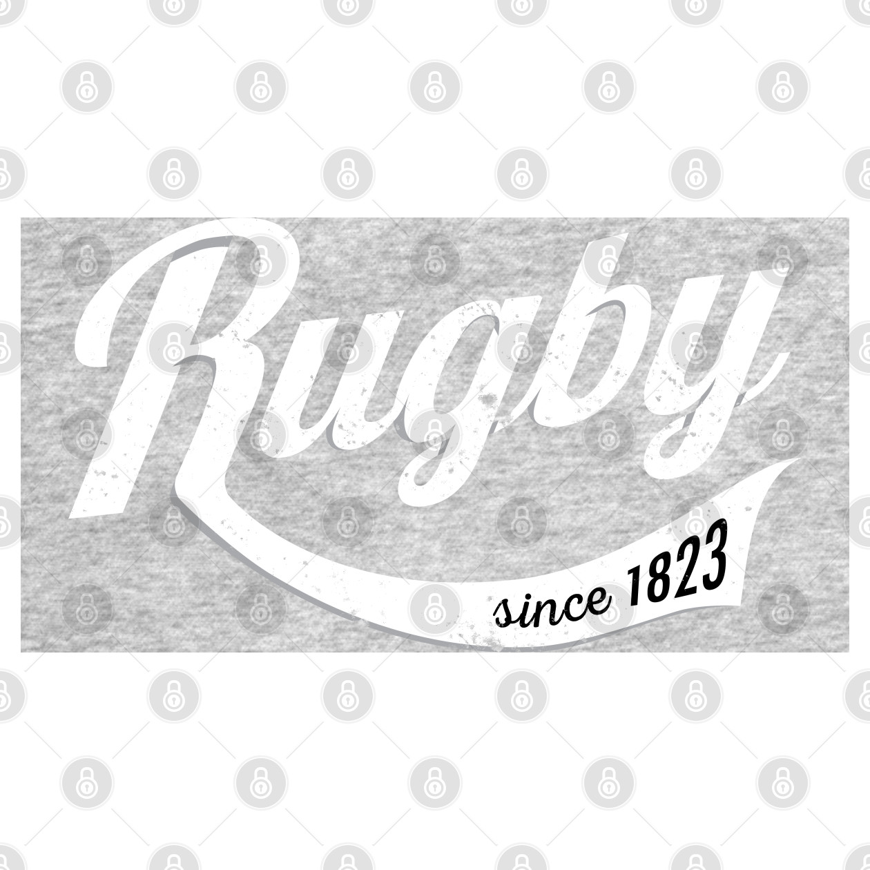Cool rugby logo distressed - Rugby Logo Design - Baseball T-Shirt ...