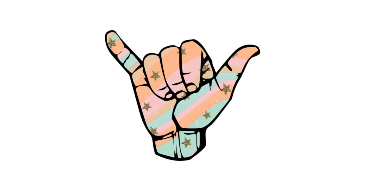 Shaka Hand - Vsco - T-Shirt | TeePublic