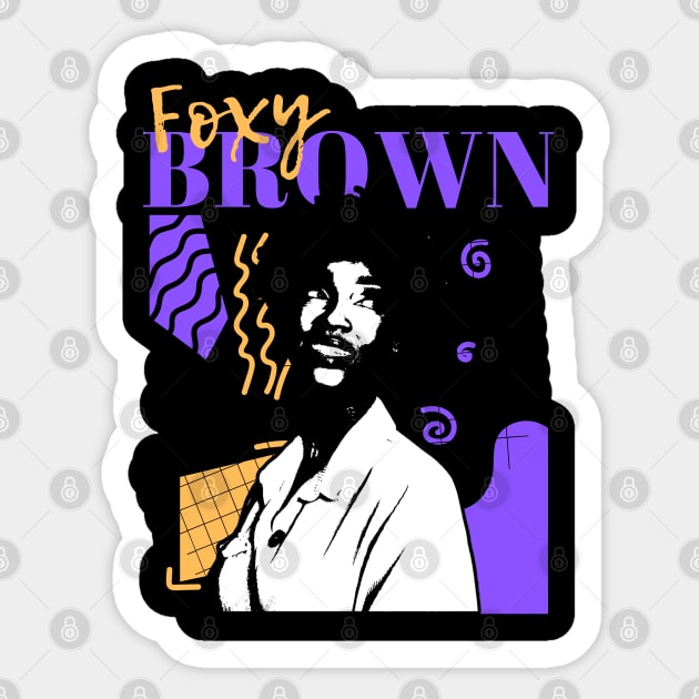 Foxy brown - Hip Hop - Sticker | TeePublic