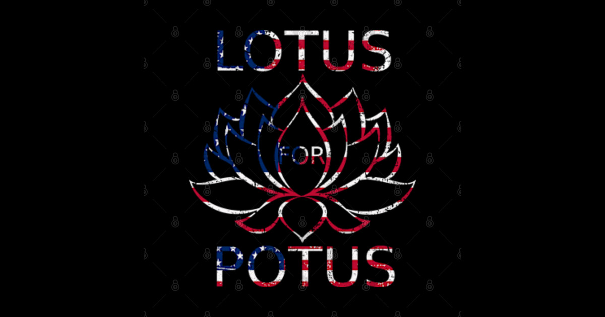 Vintage Lotus for Potus Kamala Harris For President 2024 - Lotus For ...