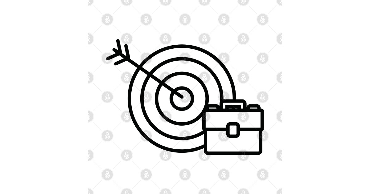 black target travel bag design - Black Target Design - T-Shirt | TeePublic