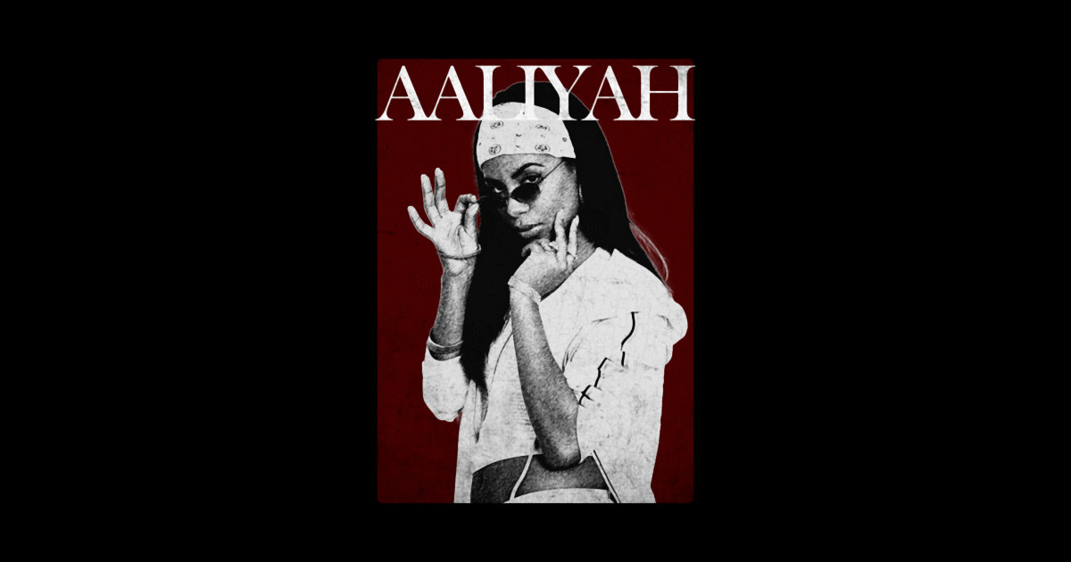 Aaliyah art drawing - Aaliyah Art Drawing - Sticker | TeePublic