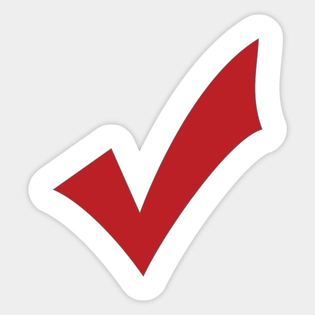 Check - Checkmark - Sticker | TeePublic