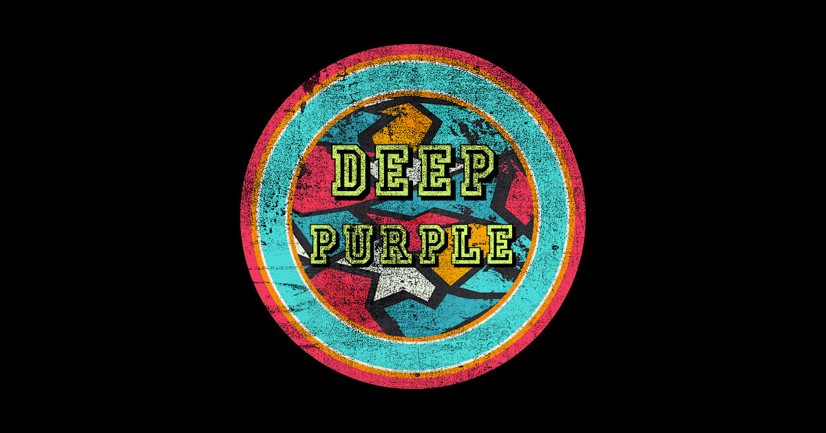 Circle Deep Purple - Deep Purple - Posters and Art Prints | TeePublic